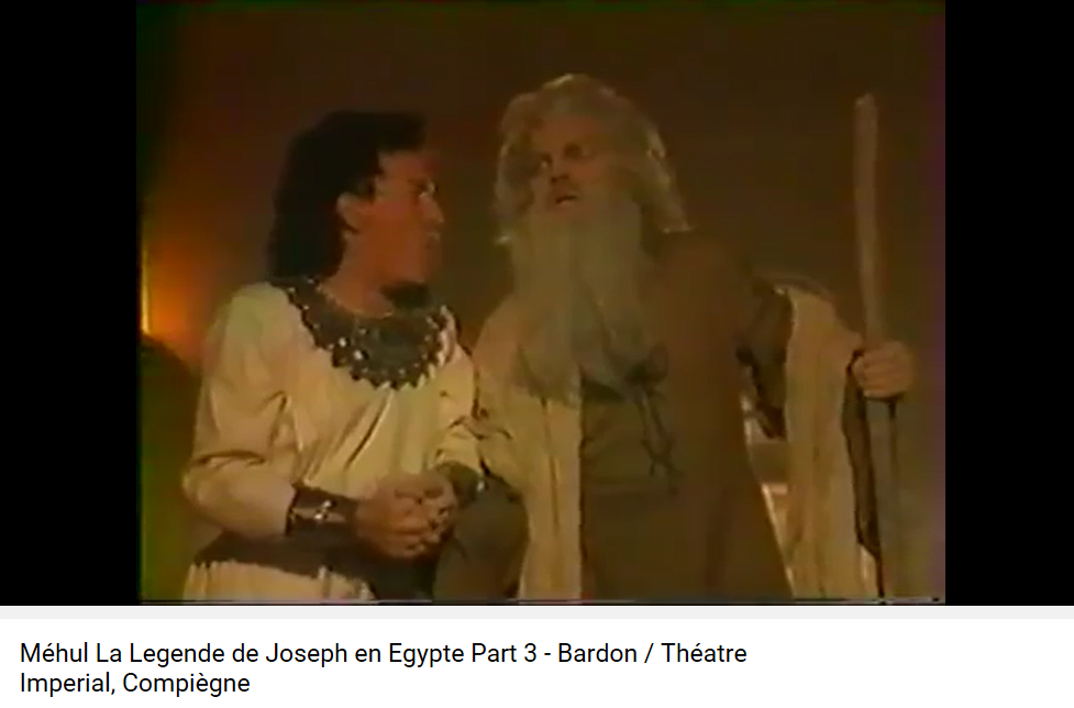LA LÉGENDE DE JOSEPH EN ÉGYPTE, de MÉHUL (1807) – Tout l'opéra (ou presque)