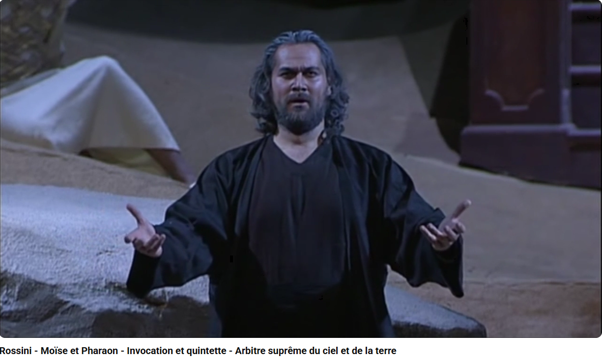 MOÏSE ET PHARAON, de ROSSINI (1818 puis 1827) – Tout l'opéra (ou presque)